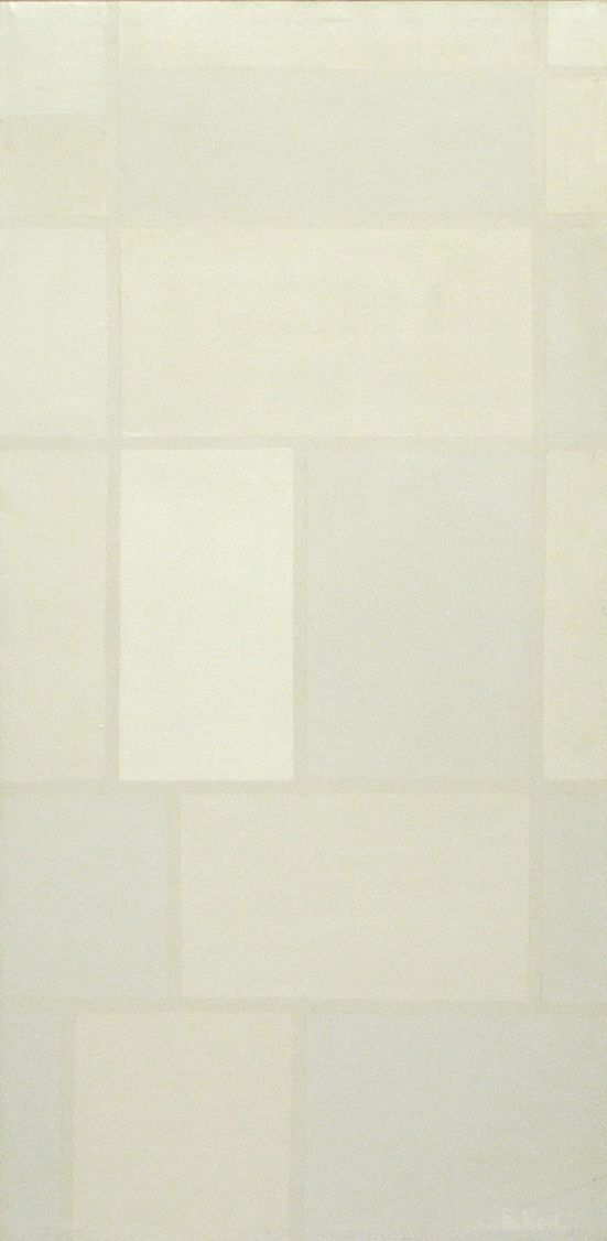 Bonhams : Ednah Root (American, 1917) White on white, 1974 48 x 24in