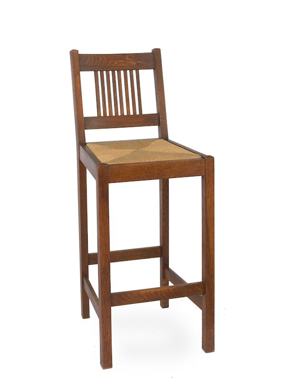 Bonhams : Four Arts & Crafts style bar stools