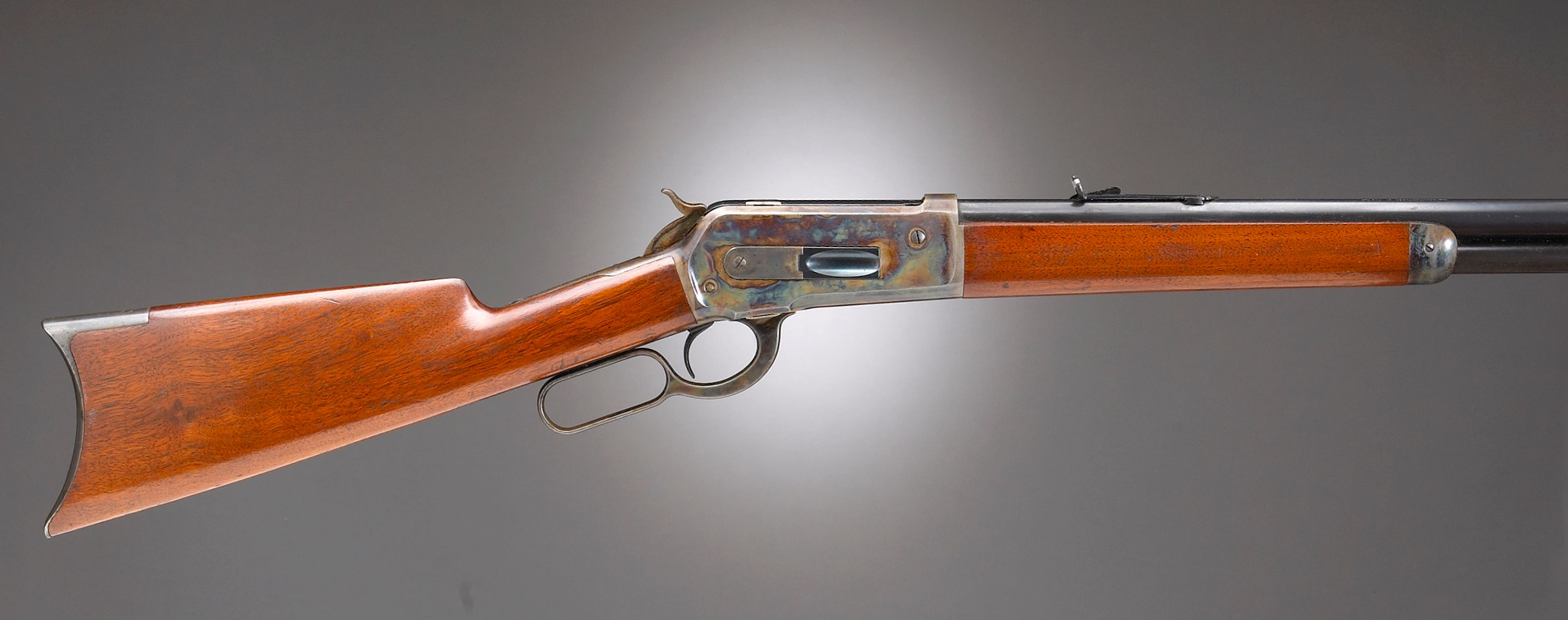 A fine and rare factory inscribed Winchester Model 1886 lever action ...