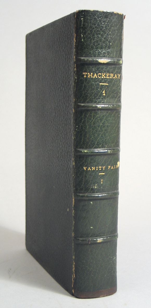 Bonhams : Thackeray. Works. 26 vols. Full green leather. 1901