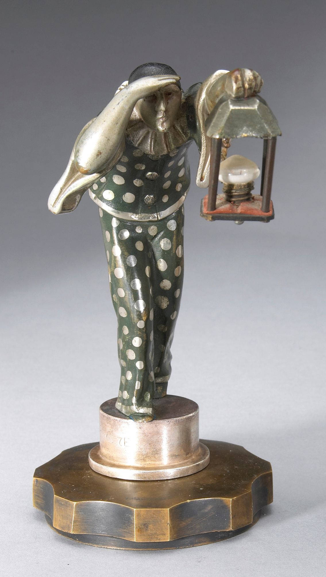 Bonhams Cars : A rare 'Pierrot à la lanterne' mascot by Guiraud Rivière ...