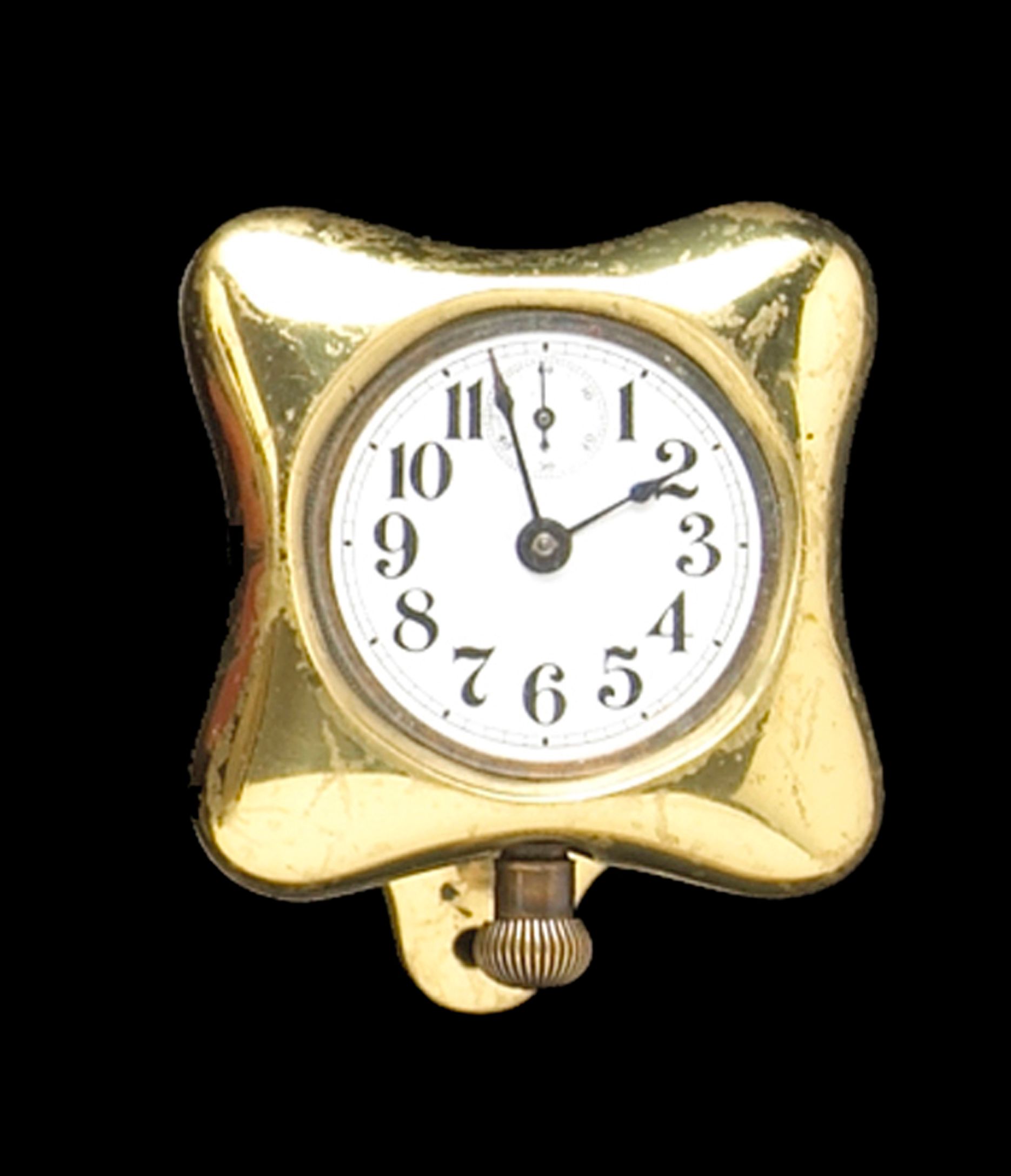 Bonhams Cars : A dashboard mounted car clock, 1910s,