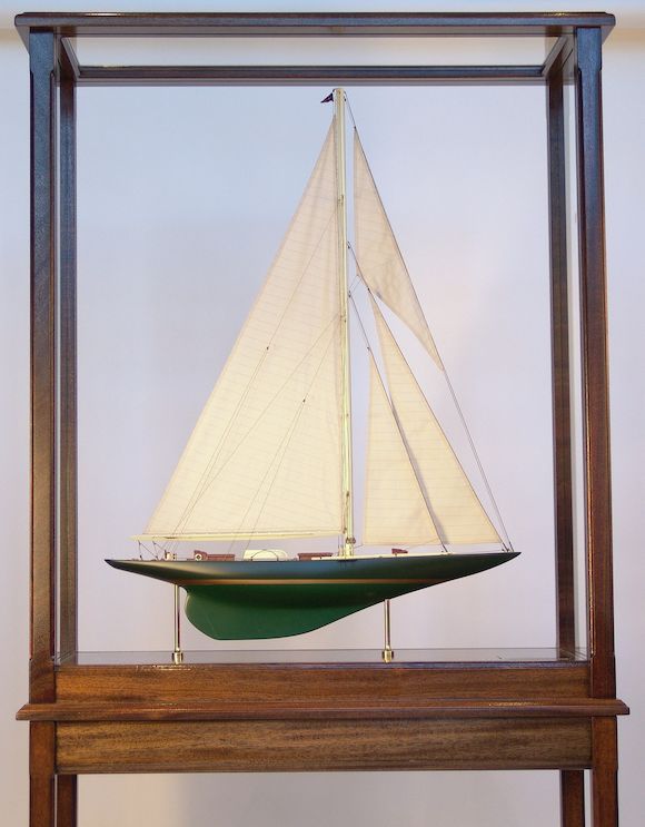 Bonhams : A scale model of the America's Cup Yacht "Shamrock V" 39in ...