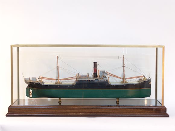 Bonhams : A scale model of the 1920's American Tramp Steamer Excalibur ...
