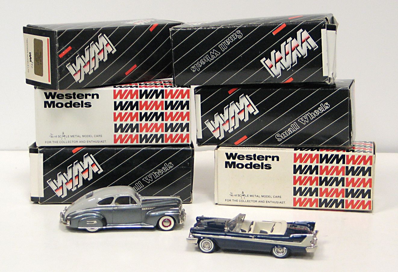 Bonhams Cars : Twelve 1:43 scale white metal models by Western Models ...