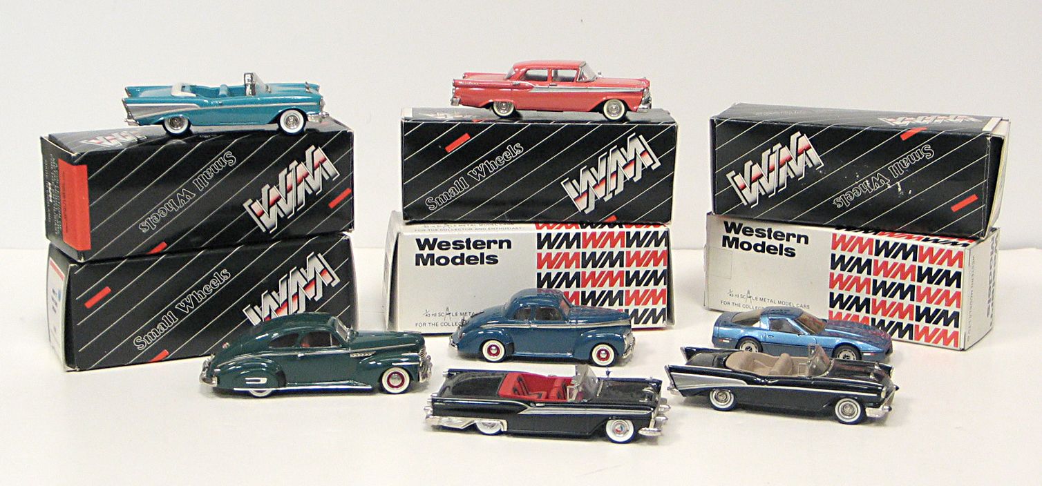 Bonhams Cars : Twenty 1:43 scale white metal models by Western Models ...