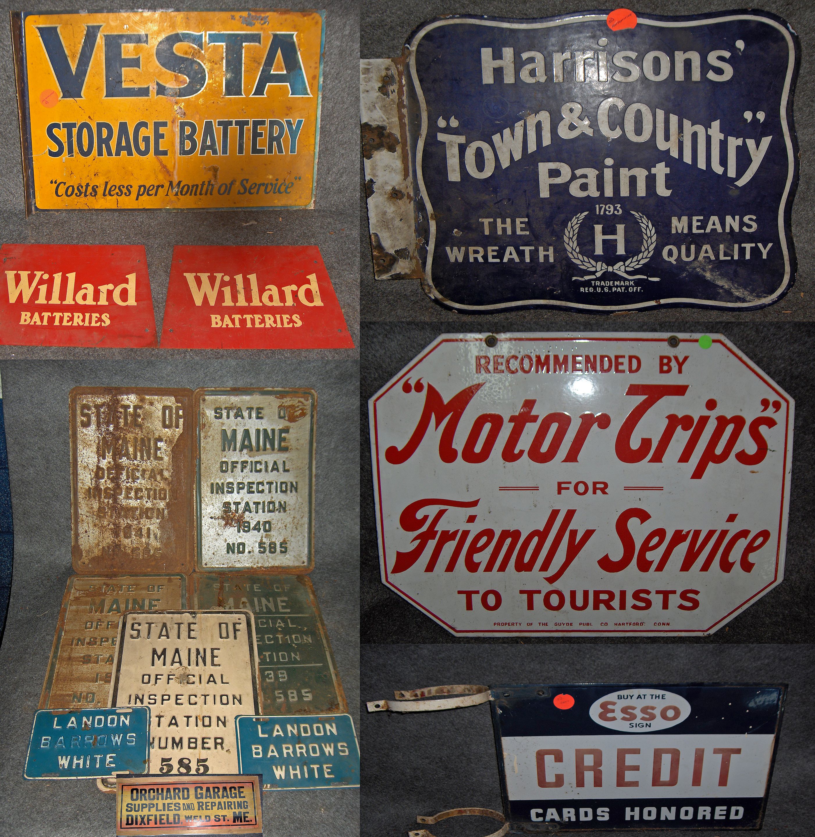 Bonhams Cars : A quantity of signs,,
