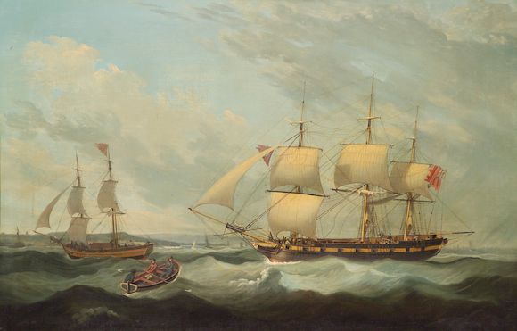 Bonhams : John Jenkinson (British, active 1780-1820) A British Man o ...