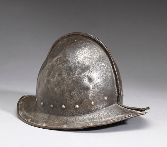 Bonhams : An English pikeman's helmet