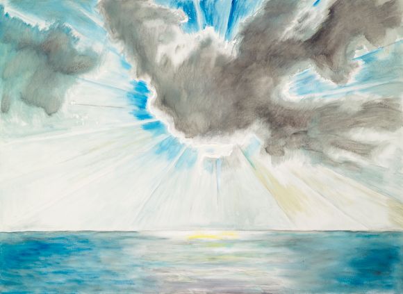 Bonhams : Frederick S. Wight (American, 1902-1986) Cloud, 1982 48 x 66in (122 x 168cm)