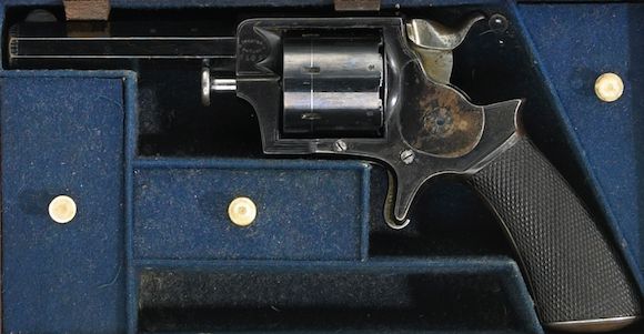 Bonhams : A cased Tranter's patent No. 2 breech-loading revolver by Thomas