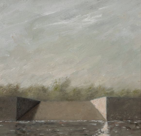 Bonhams : Gordon Cook (American, 1927-1985) Sacramento River, Boat Ramp ...