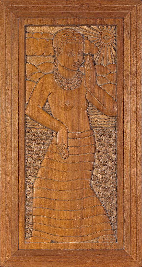 Bonhams : Jacques Schnier (1898-1988) Dancer 27 x 14 1/4in unframed ...