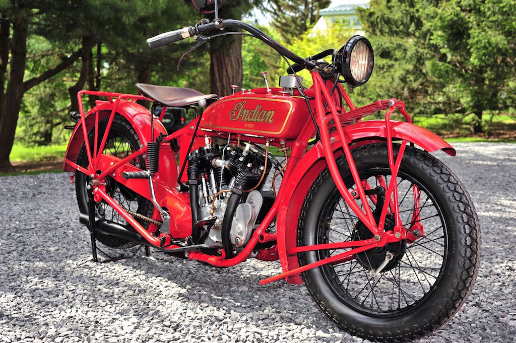 1928 Indian 74ci Big Chief Engine no. CH152 - auctions & price archive