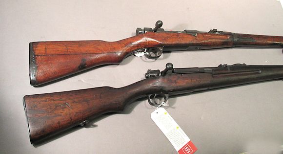 Bonhams : A lot of two bolt action military rifles