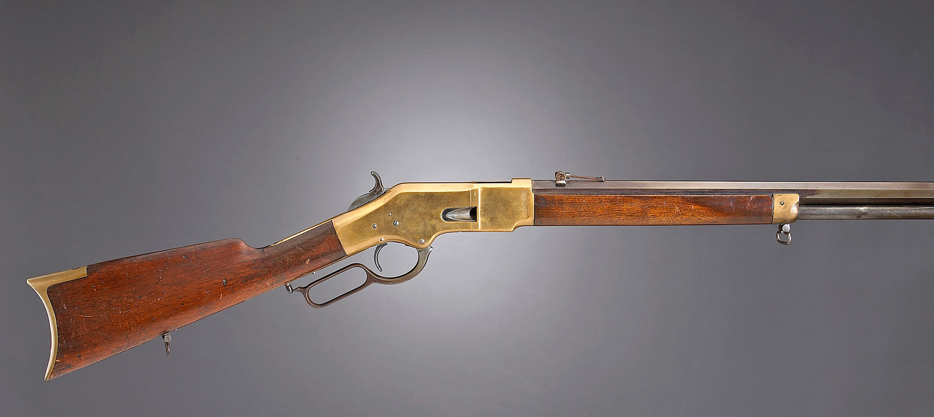 A Winchester Model 1866 lever action rifle - auctions & price archive