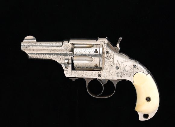 Bonhams : A fine factory engraved Merwin Hulbert & Co. Pocket Army revolver