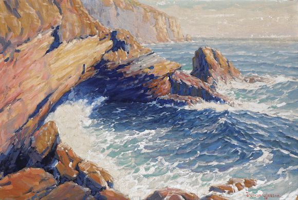 Bonhams : Duncan Gleason (1881-1959) Arch Rock, Laguna Beach ...