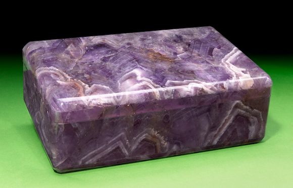 Bonhams : Unusual Amethyst Box
