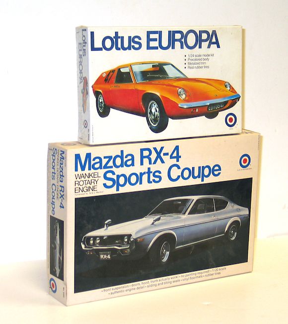 Bonhams : Entex plastic model cars