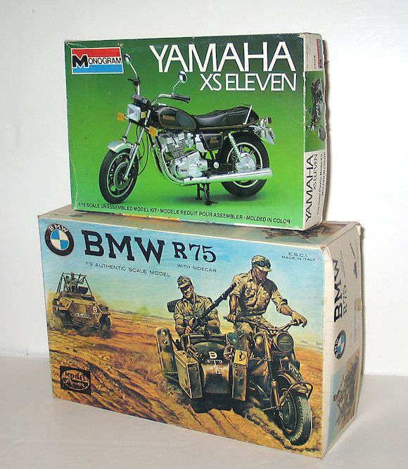 Bonhams : Boxed Plastic Motorcycle Kits