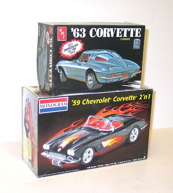 Bonhams : Corvette Plastic Model Kits