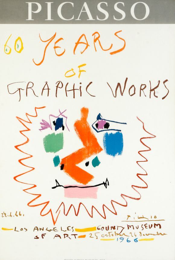 Bonhams : After Pablo Picasso; Bonne Fête Monsieur Picasso; Picasso 60 ...