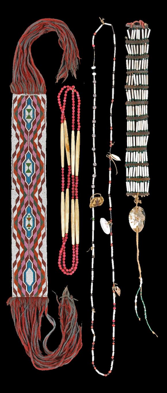 Bonhams : Four Native American items of adornment