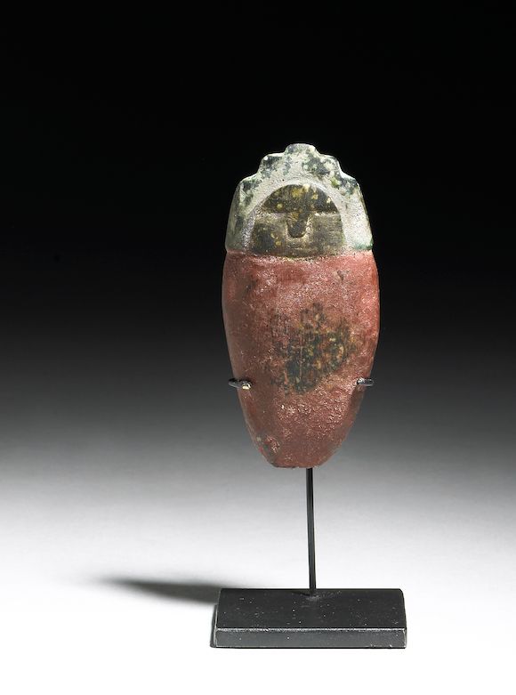 Bonhams : An Acoma stone kachina adze