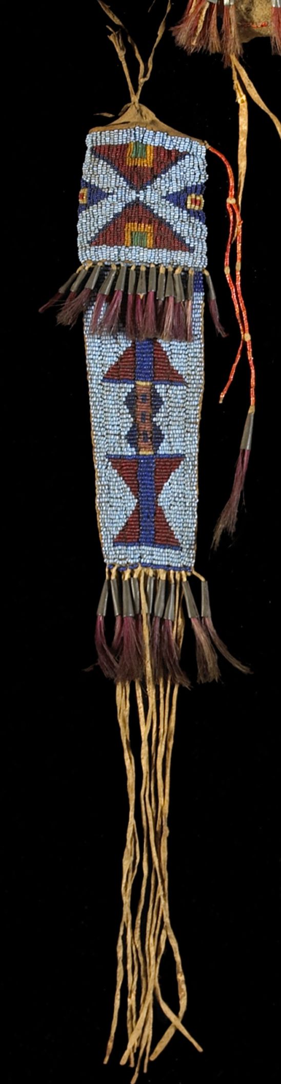 Bonhams : A Sioux beaded knife case