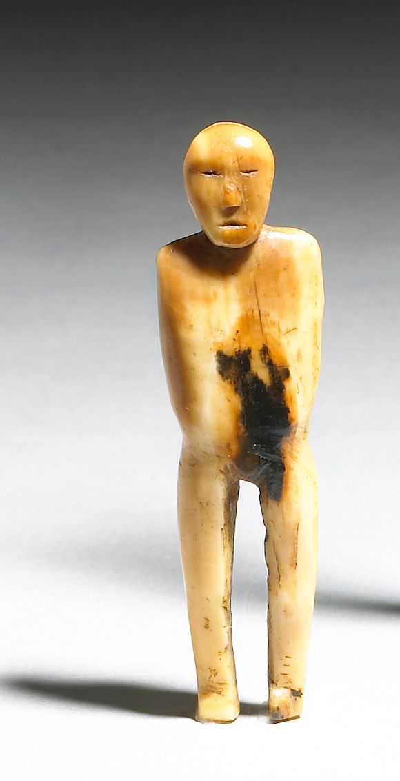 Bonhams : An Eskimo ivory figure