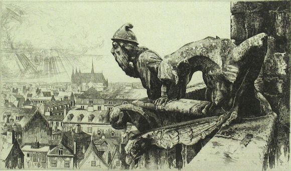 Bonhams : John Taylor Arms (American, 1887-1953); The Gargoyle and His ...