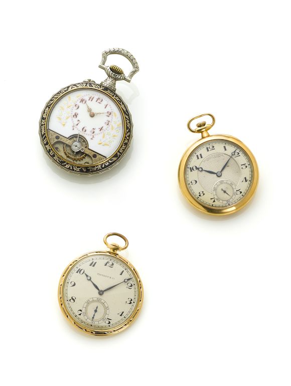 Bonhams : Vacheron & Constantin. A fine 18k gold open face pocket watch ...