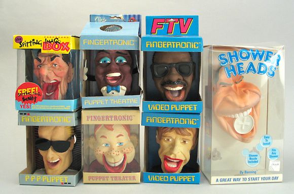 Bonhams : A collection of approximately 20 Bendy Fingertronic puppets