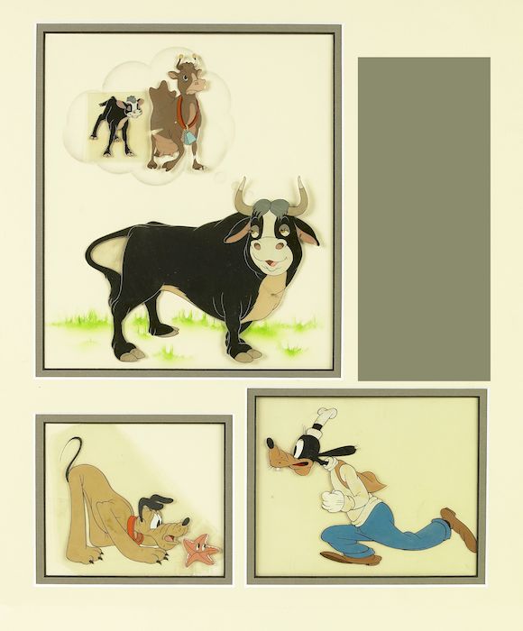 Bonhams : Two Walt Disney celluloids from Ferdinand the Bull and ...