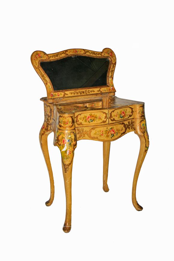 Bonhams : A Venetian Rococo style painted dressing table