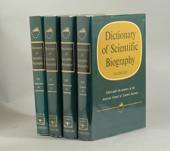 Bonhams : [DICTIONARY OF SCIENTIFIC BIOGRAPHY.]