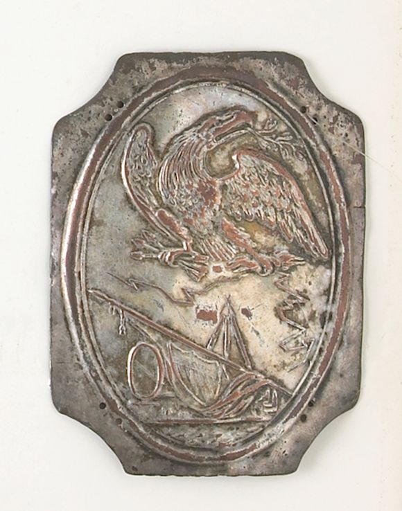 Bonhams : An 1815 Pattern Infantry officer's cap plate