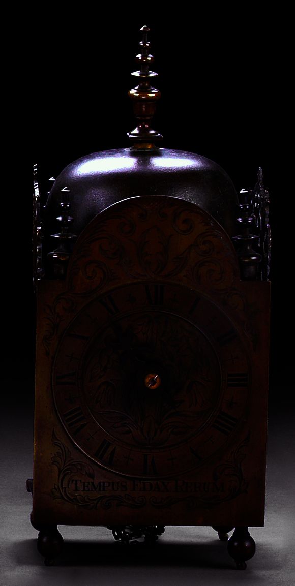 Bonhams : An English brass lantern clock