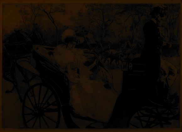 Bonhams : Edgar Chahine (French, 1874-1947); La Promenade;