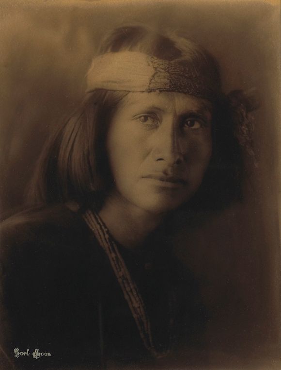 Bonhams : Carl Moon (American, 1879-1948); Cho-bah-begay (The Wolf ...