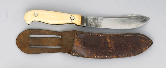 Bonhams : An ivory-mounted San Francisco knife by Michael Price