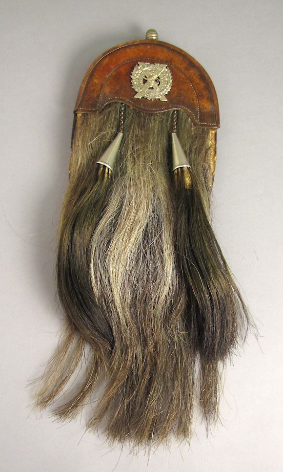 Bonhams : An other ranks sporran for the London Scottish Regiment