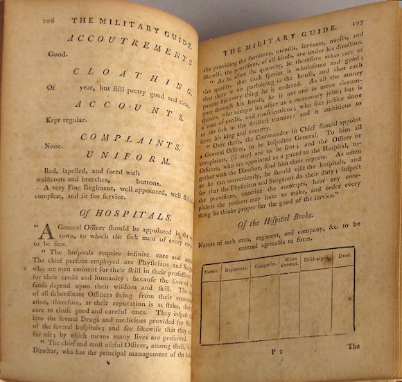 Bonhams : Thomas Simes, A Field Guide for Young Officers