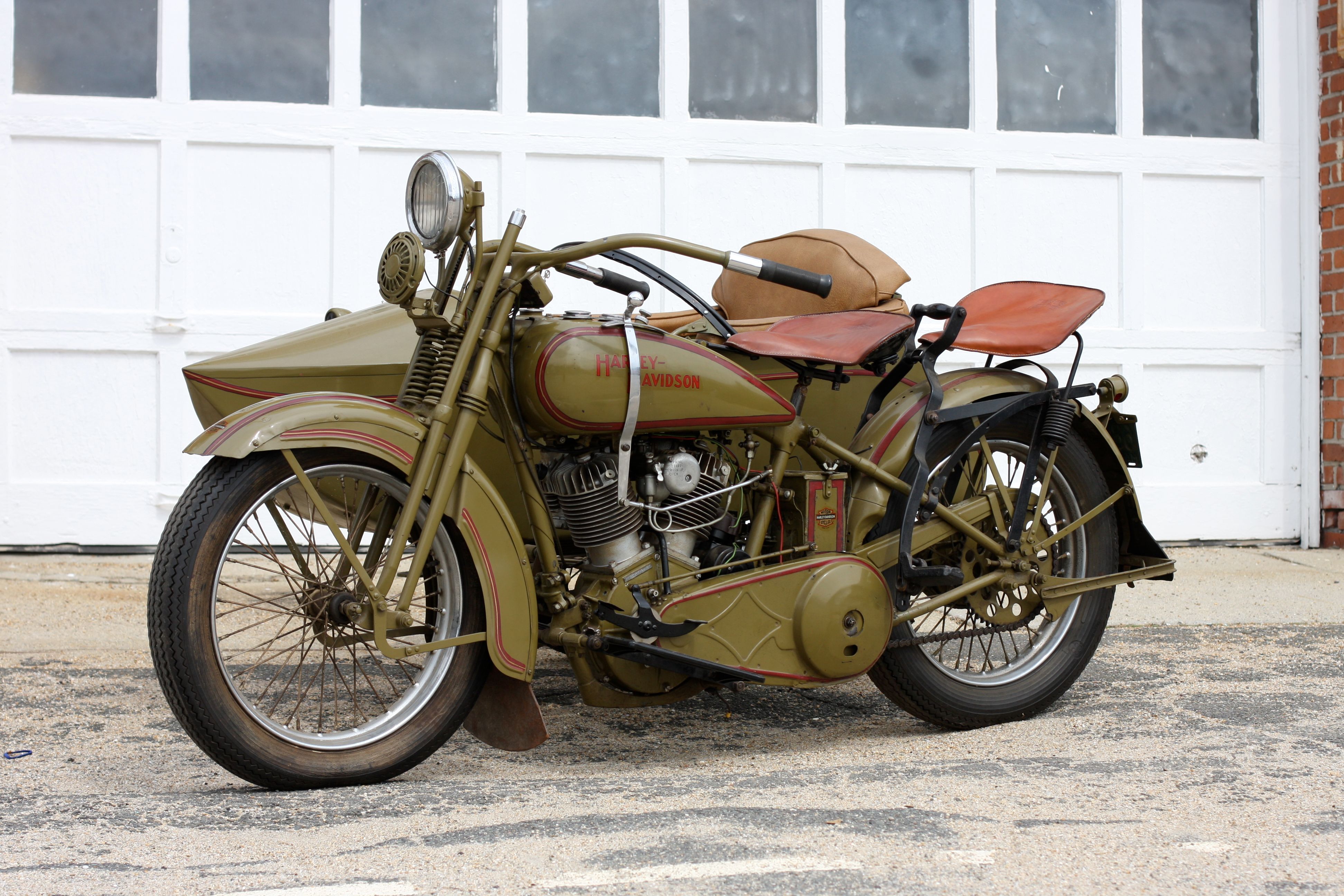 Bonhams Cars : 1925 Harley-Davidson 74ci Model JD with Sidecar Engine ...