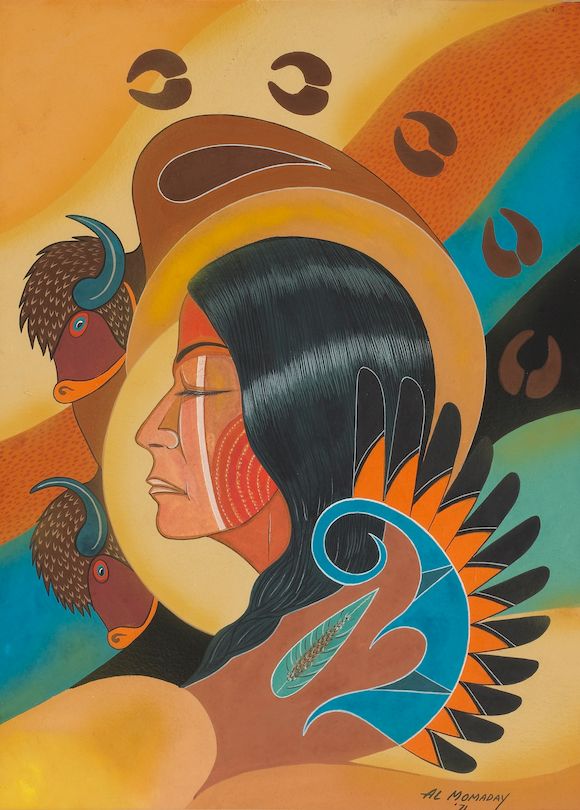 Bonhams : An Al Momaday painting