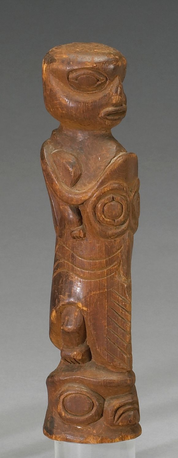 Bonhams : A Tlingit carving