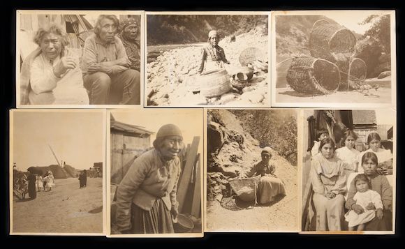 Bonhams : A group of seven photographs by Grace Nicholson