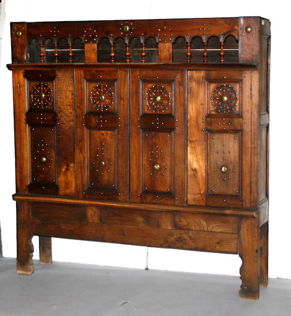 Bonhams An Anglo Indian Brass Mounted Hardwood Armoire