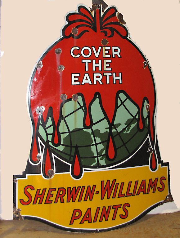 Bonhams : Porcelain/Metal advertising signs